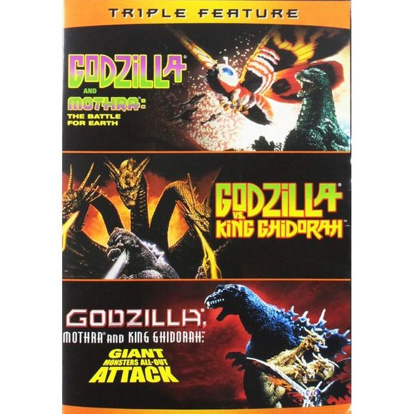 Sony Pictures Home Entertainment | Media | Godzilla Triple Feature Dvd ...